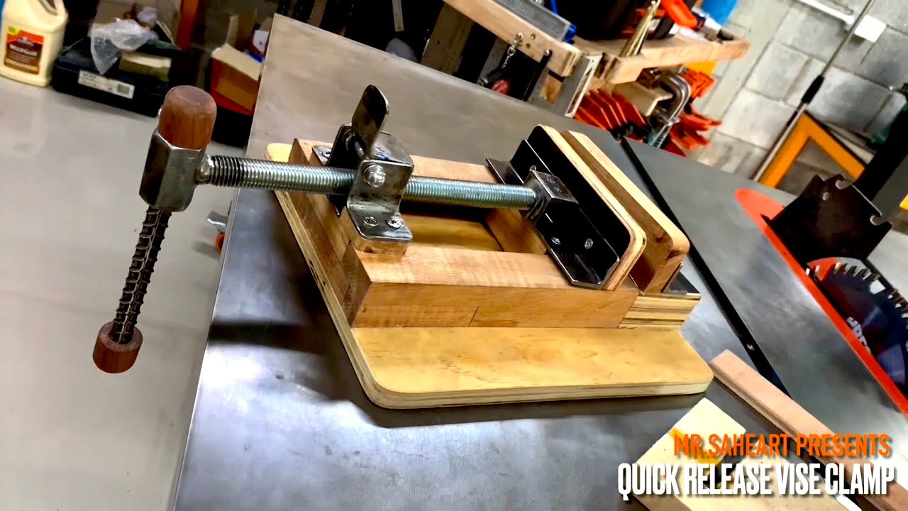 Quick release vise clamp - YouTube