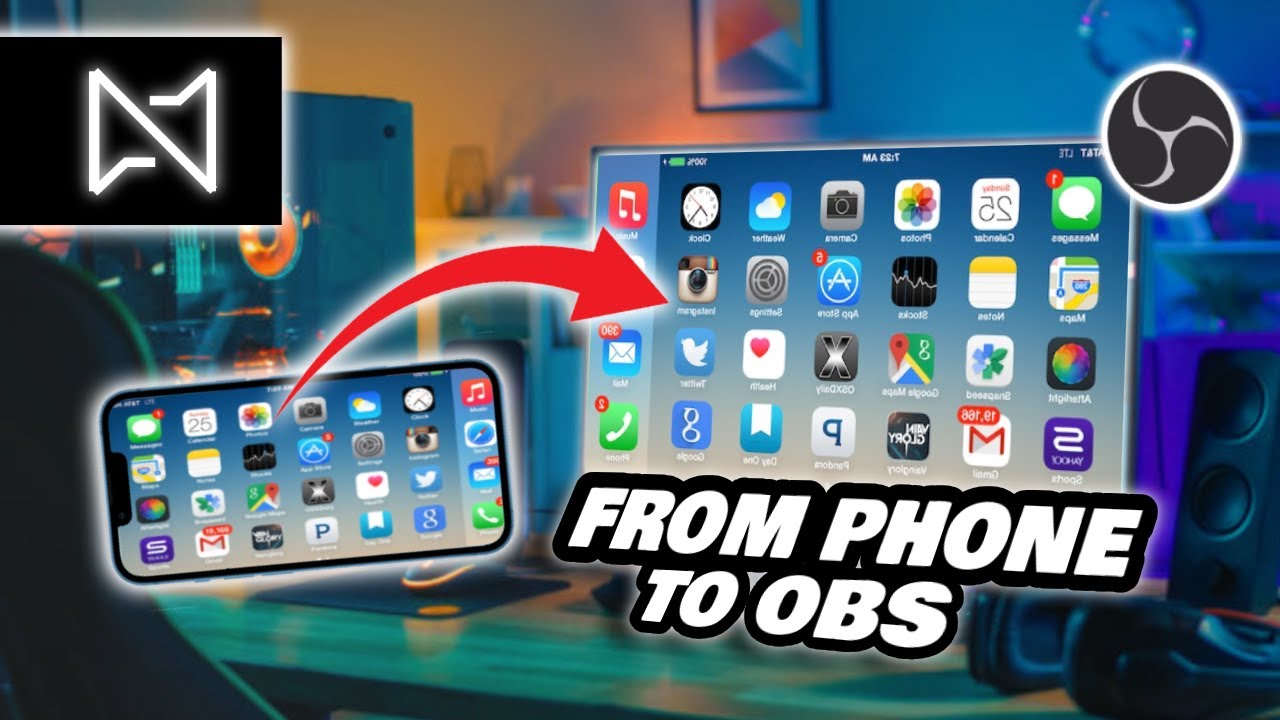 How To Screen Share From Phone To OBS | Mr.RedTech #obs - YouTube