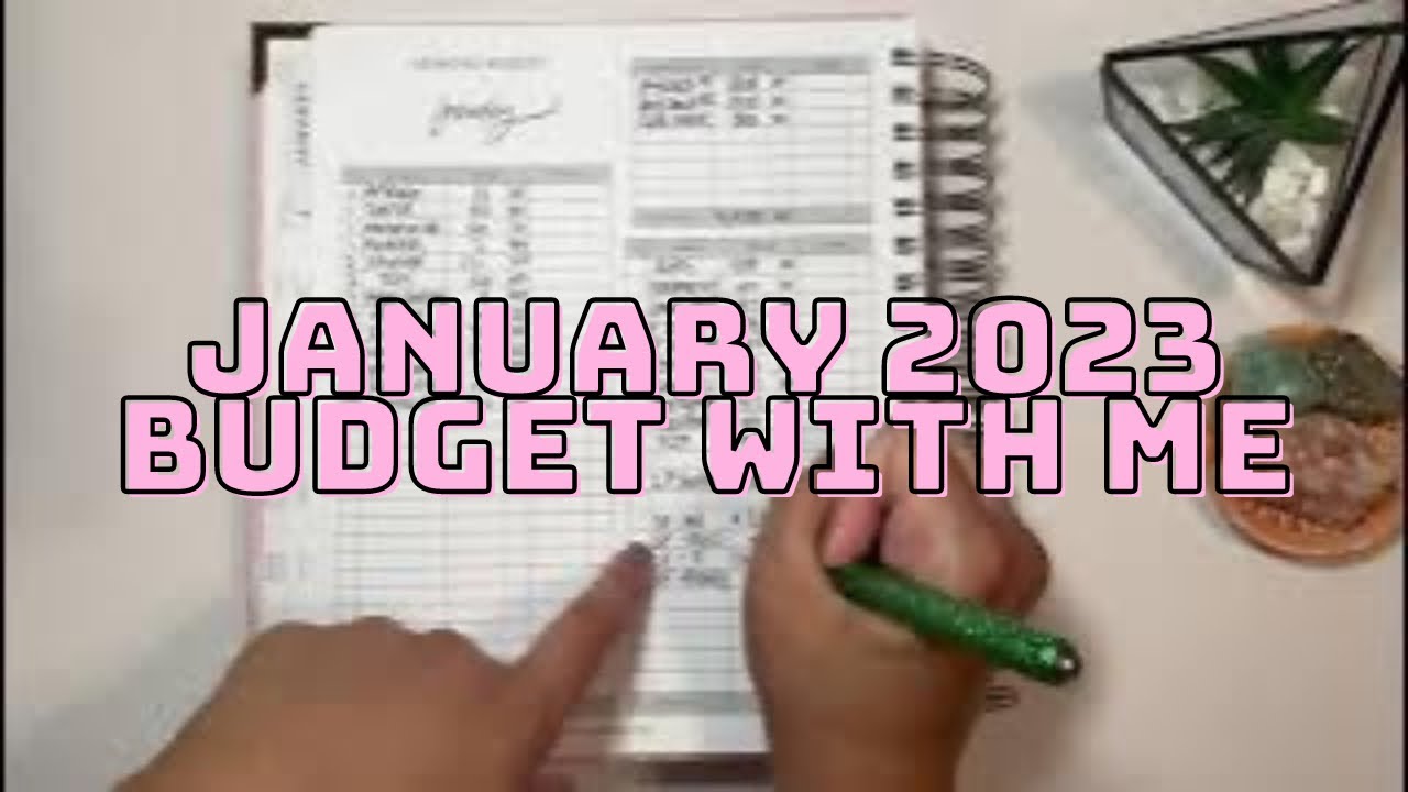 January Budget With Me 2023| $4400 Single Mom Income| Part Time ...