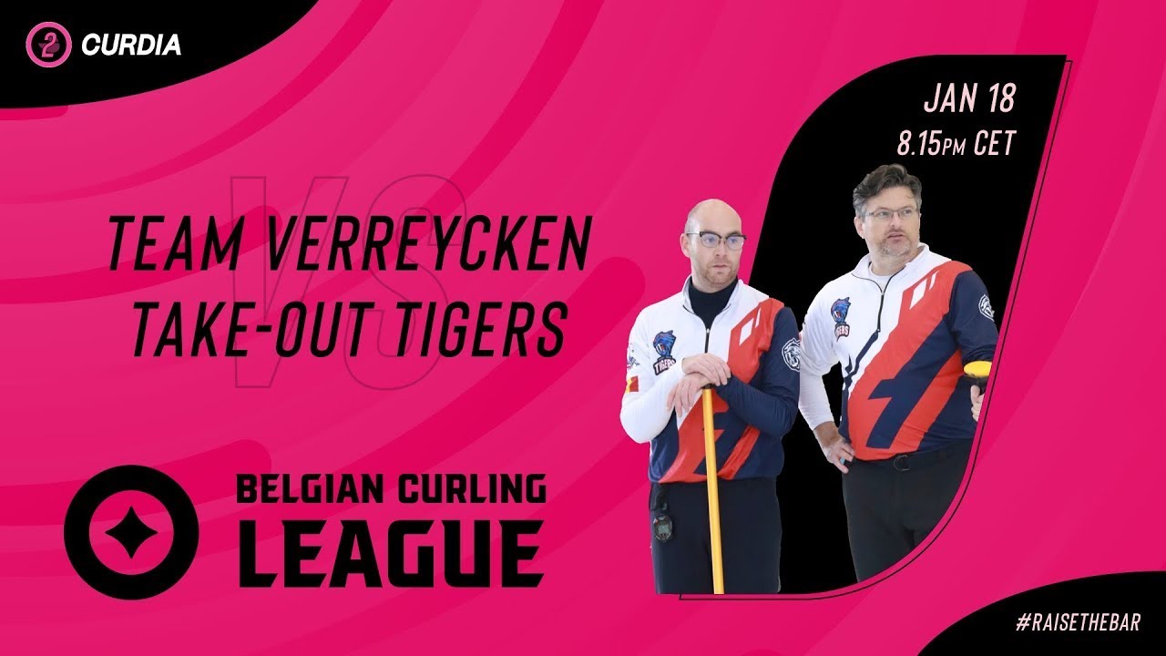 Team Verreycken vs Take-Out Tigers 🥌🇧🇪 Belgian Curling League #curling ...