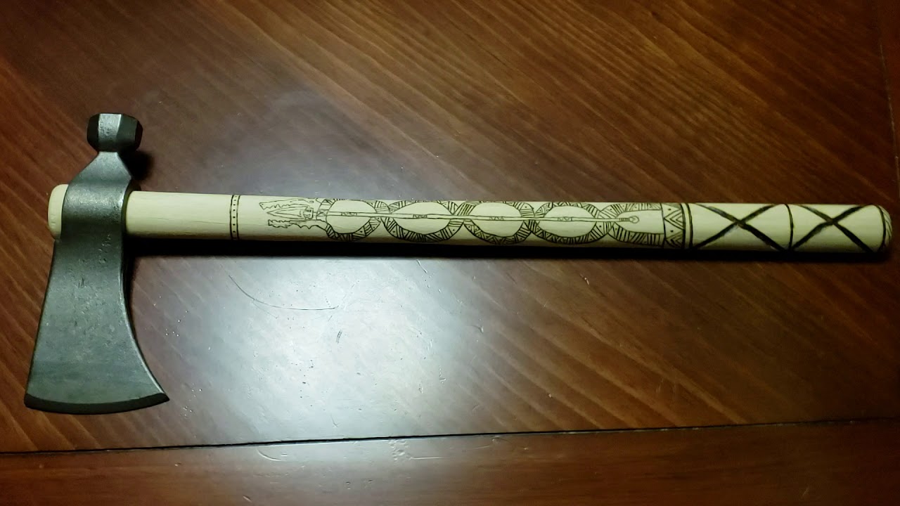 Customized Cold Steel Rifleman Tomahawk - YouTube