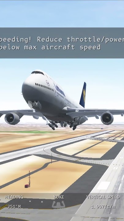Lufthansa 747-400 Steep Climb - YouTube