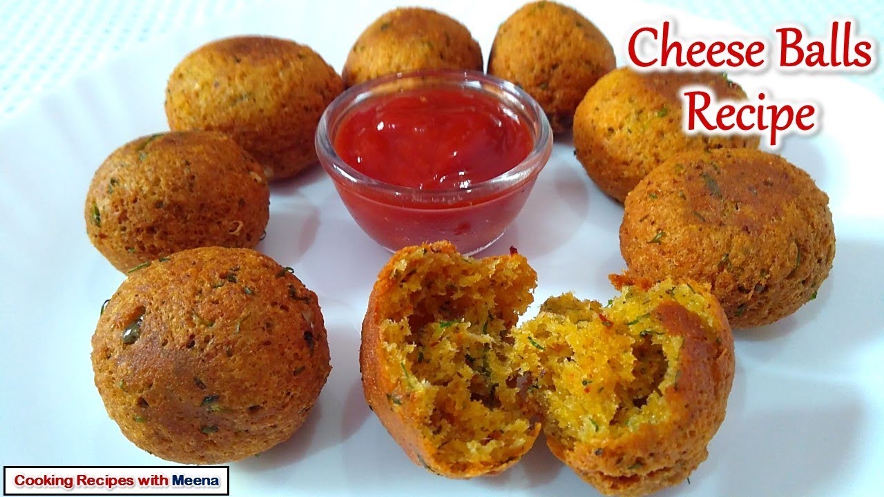 चीज़ बाल्स - Cheese Balls Recipe - Cheesy Snacks - Quick Easy To Make ...