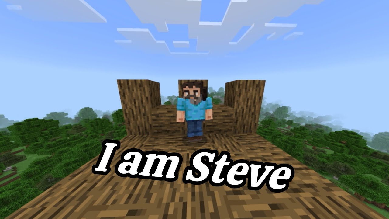 I am Steve - Minecraft #видеодлядетей #видеоигра - YouTube