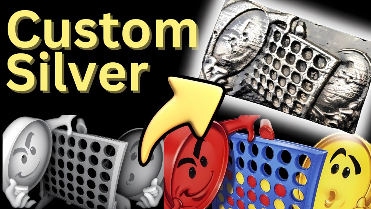 You Won’t Believe This Custom Connect 4 Silver Bar Pour for ...