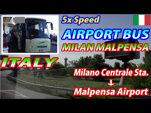 5x MALPENSA BUS Milano Centrale Station → Malpensa Airport (Passenger's ...