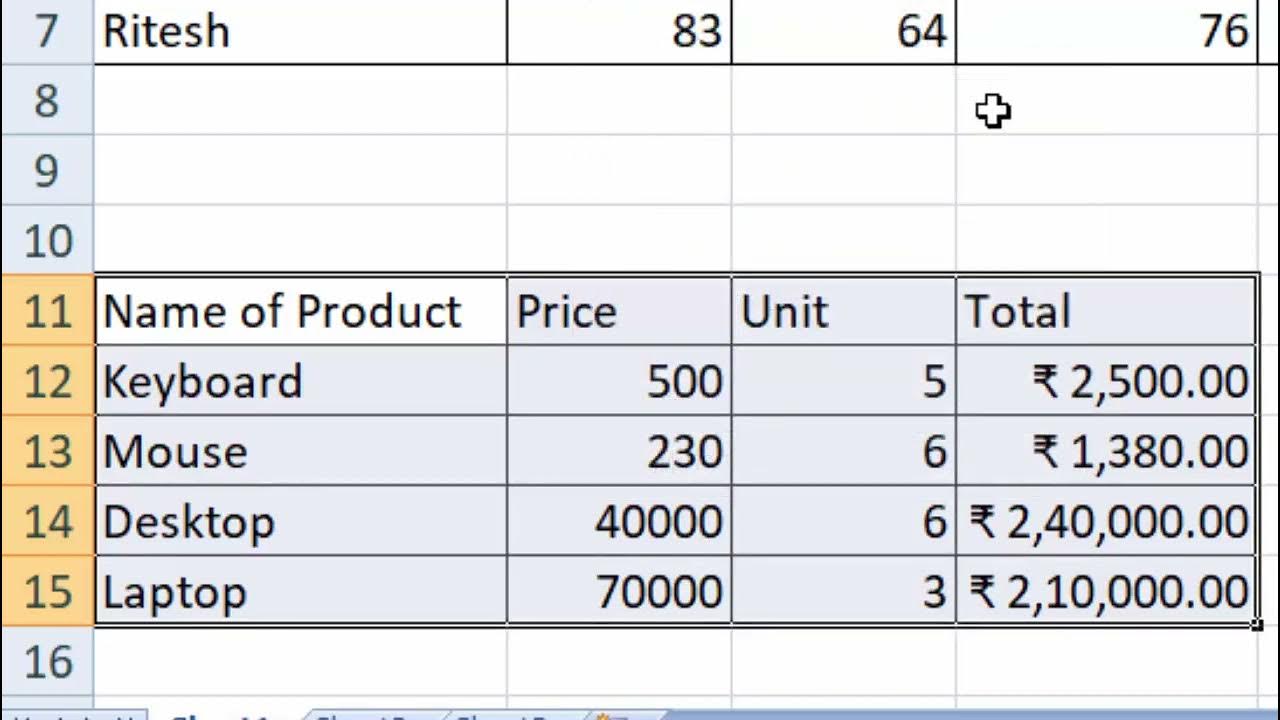 Draw Border Grid in Microsoft excel@COMPUTEREXCELSOLUTION - YouTube