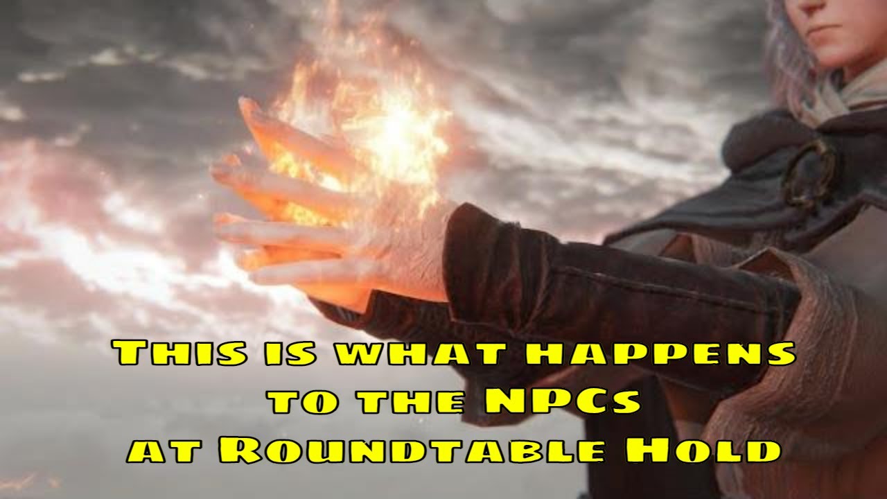 What Happens to the Roundtable Hold if you Burn The Erd Tree - YouTube