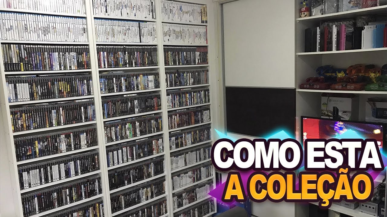 Como está minha COLEÇÂO de GAMES de 2000 Jogos Atualmente? - YouTube