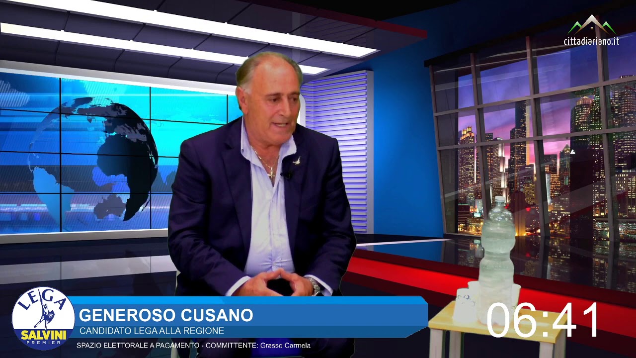 15 MINUTI CON... GENEROSO CUSANO - YouTube