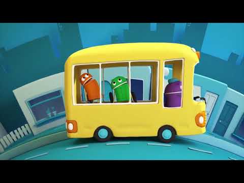 WHEELS ON THE BUS | story bots - YouTube