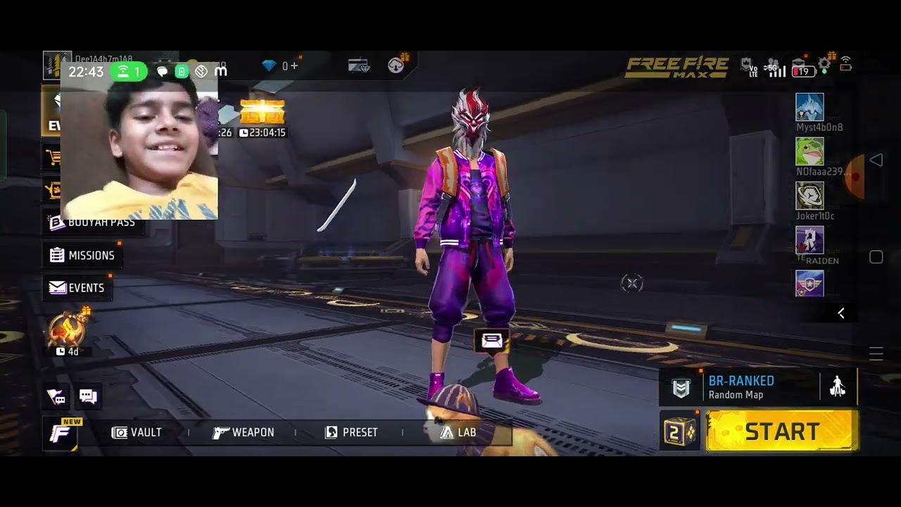 MY FIRST FREE FIRE GAME PLAY VIDEO @ASIT KAMBLE - YouTube