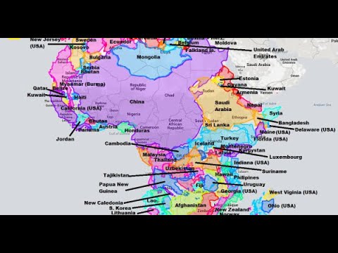La verdadera dimension de los paises