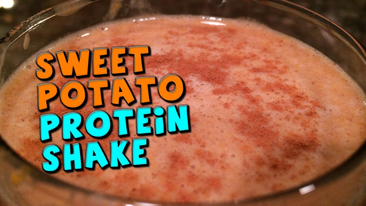Healthy Sweet Potato Protein Shake - YouTube