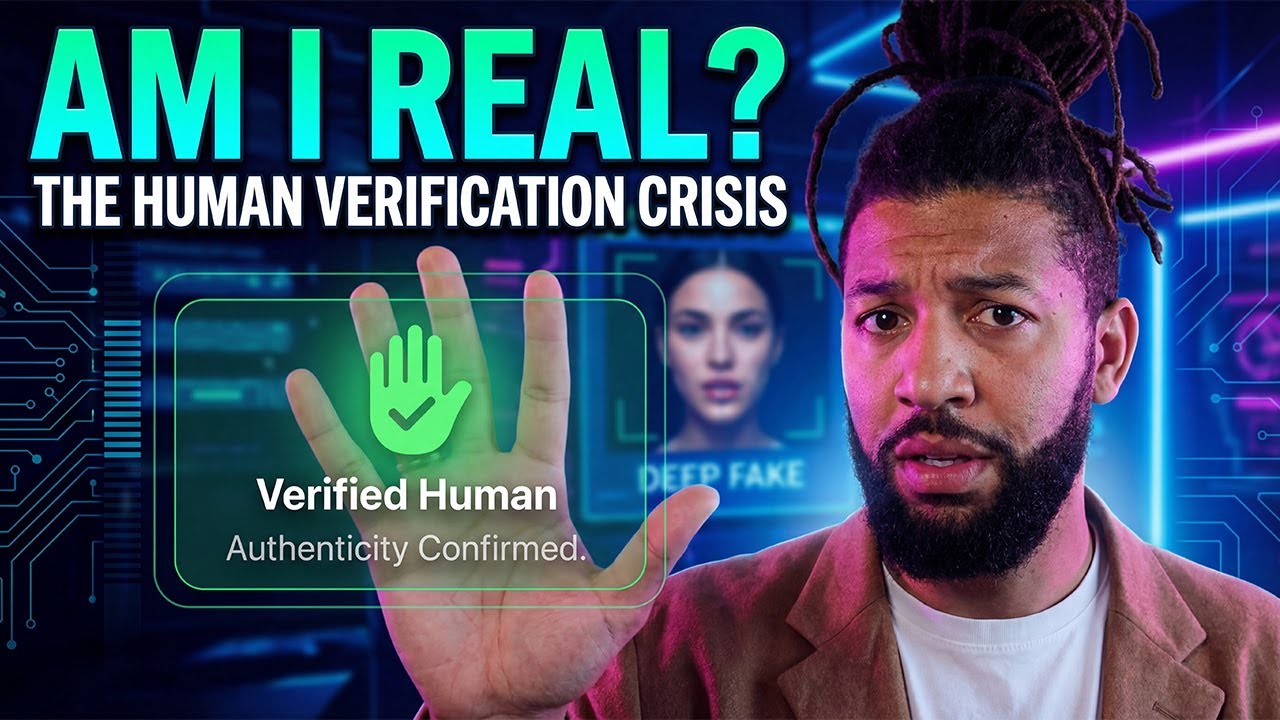 How to Save Reality: My Proposal for a "Verified Human" Badge - YouTube