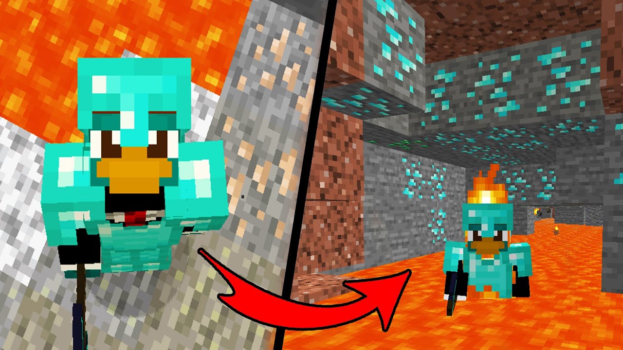 MET FULL DIAMOND IN LAVA VALLEN | Minecraft 1.15 Survival [#50] - YouTube