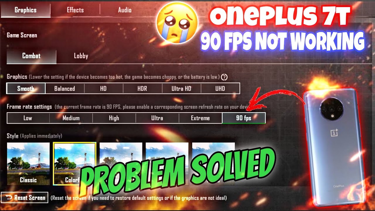 oneplus-7t-90-fps-pubg-not-working-how-to-enable-90fps-in-oneplus-7t