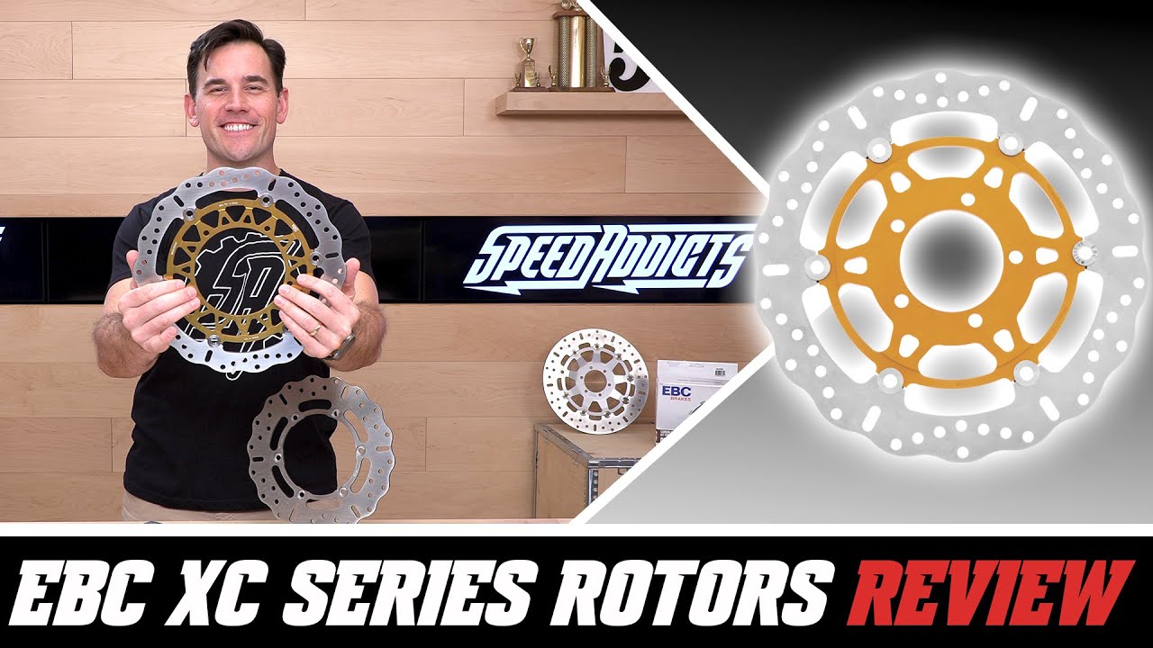 EBC XC Series Motorcycle Rotors Review at SpeedAddicts.com - YouTube