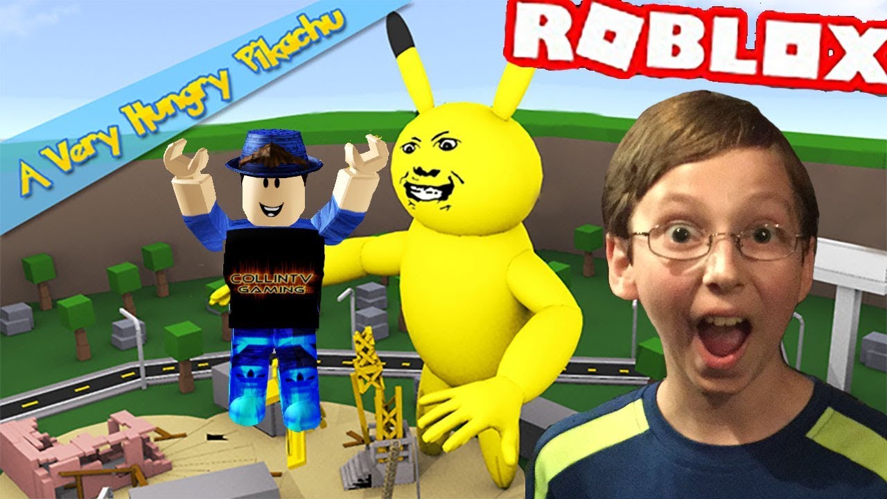 ROBLOX A VERY HUNGRY PIKACHU | ROBLOX GAMEPLAY WITH COLLINTV GAMING ...
