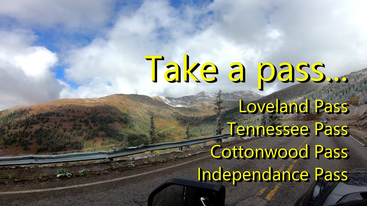 Take a pass...(some of our favorite Colorado mountain passes) - YouTube