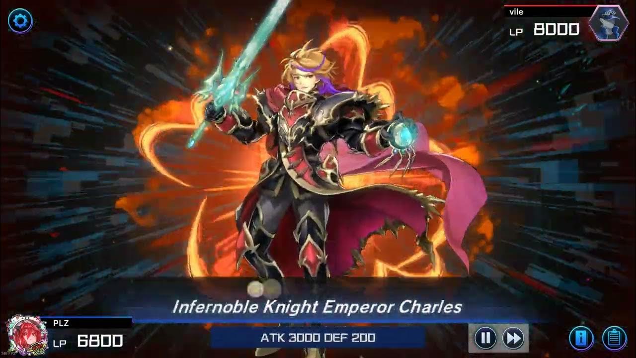 Yu-Gi-Oh! Master Duel 2024 - Infernoble Knights - first turn combo in ranked - YouTube