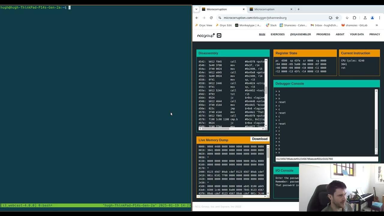 Microcorruption CTF - Johannesburg to Santa Cruz - #2 - YouTube