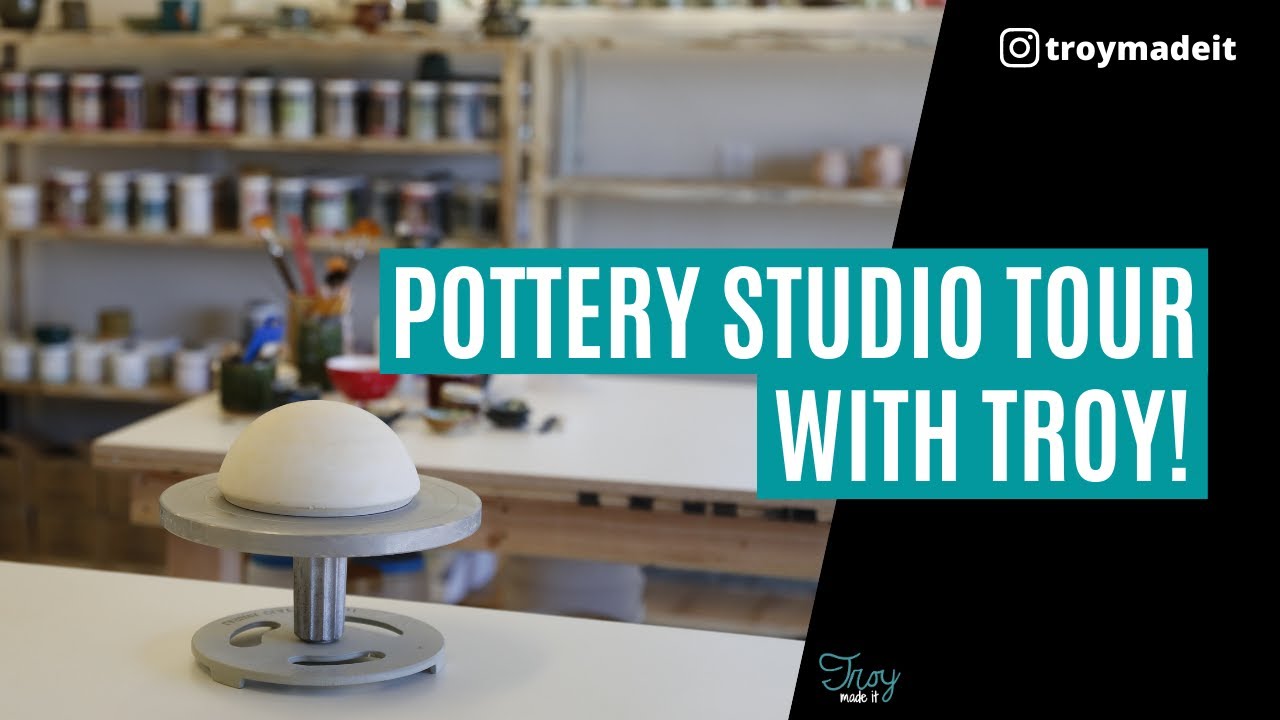 Tour Troy's Pottery Studio - Troy Made It - YouTube