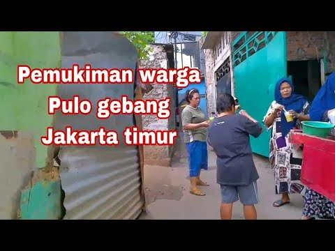 Pemukiman warga pulo gebang jakarta timur -walking tour - YouTube