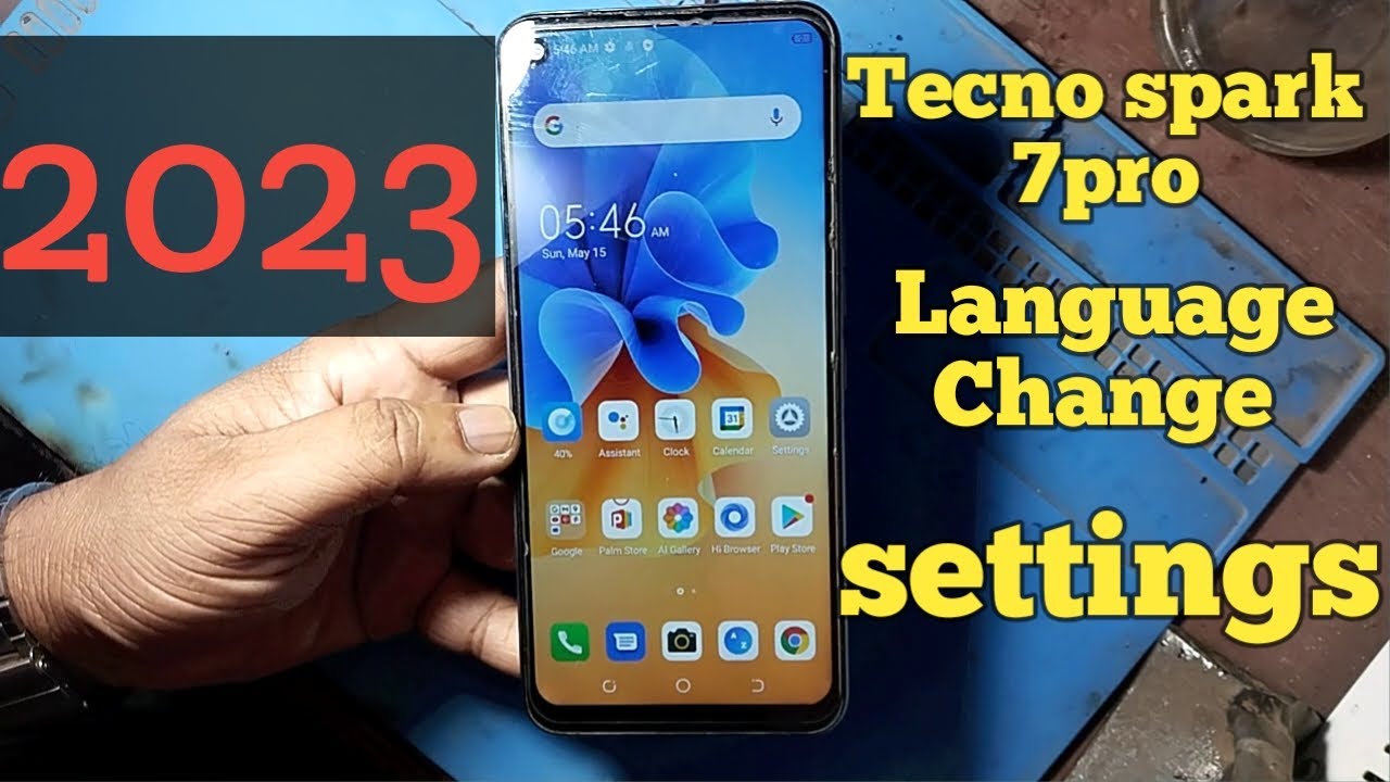 Tecno Spark 7pro Language Change ! - YouTube
