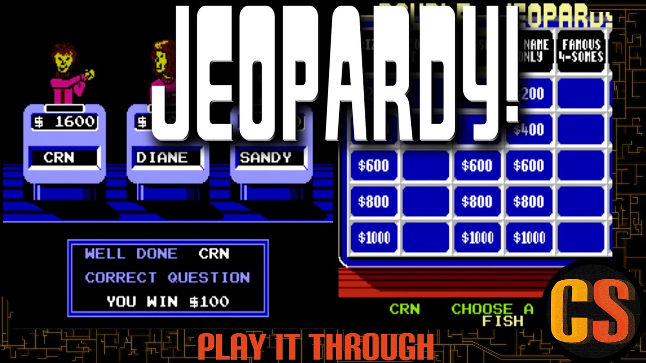 JEOPARDY (NES) - PLAY IT THROUGH - YouTube