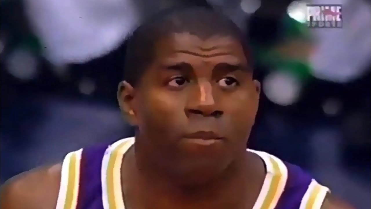 Magic Johnson Highlights vs Nuggets (1996) - YouTube