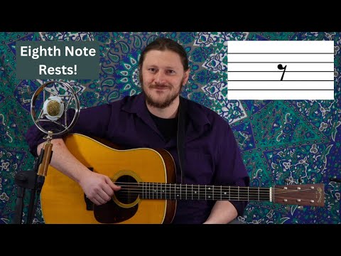 Eighth Note Rests - Basic Guitar Lesson - YouTube