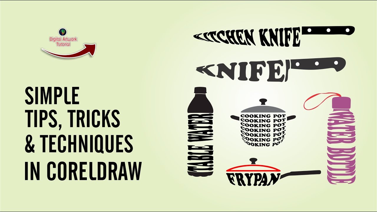 Envelope Text In Shape Effect In Coreldraw Coreldraw Tutorial Youtube