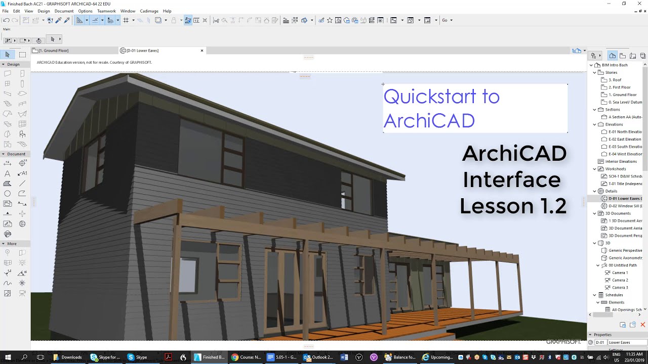 Quickstart to ArchiCAD Part 1.2 - YouTube
