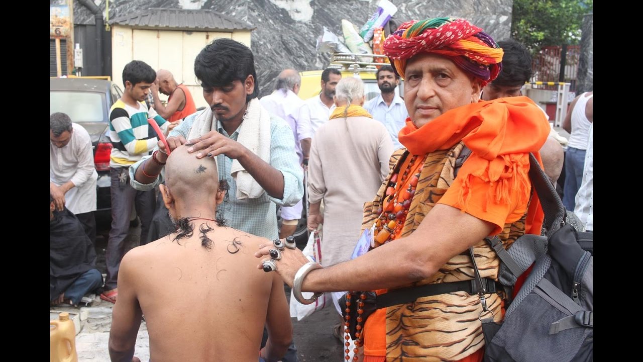 Religious Tonsure Barbers Pitru Paksha Part 2 - YouTube