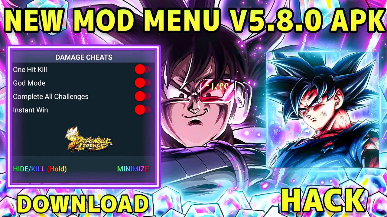 Dragon Ball Legends MOD V5.8.0 APK / Dragon Ball Legends Hack / DB ...