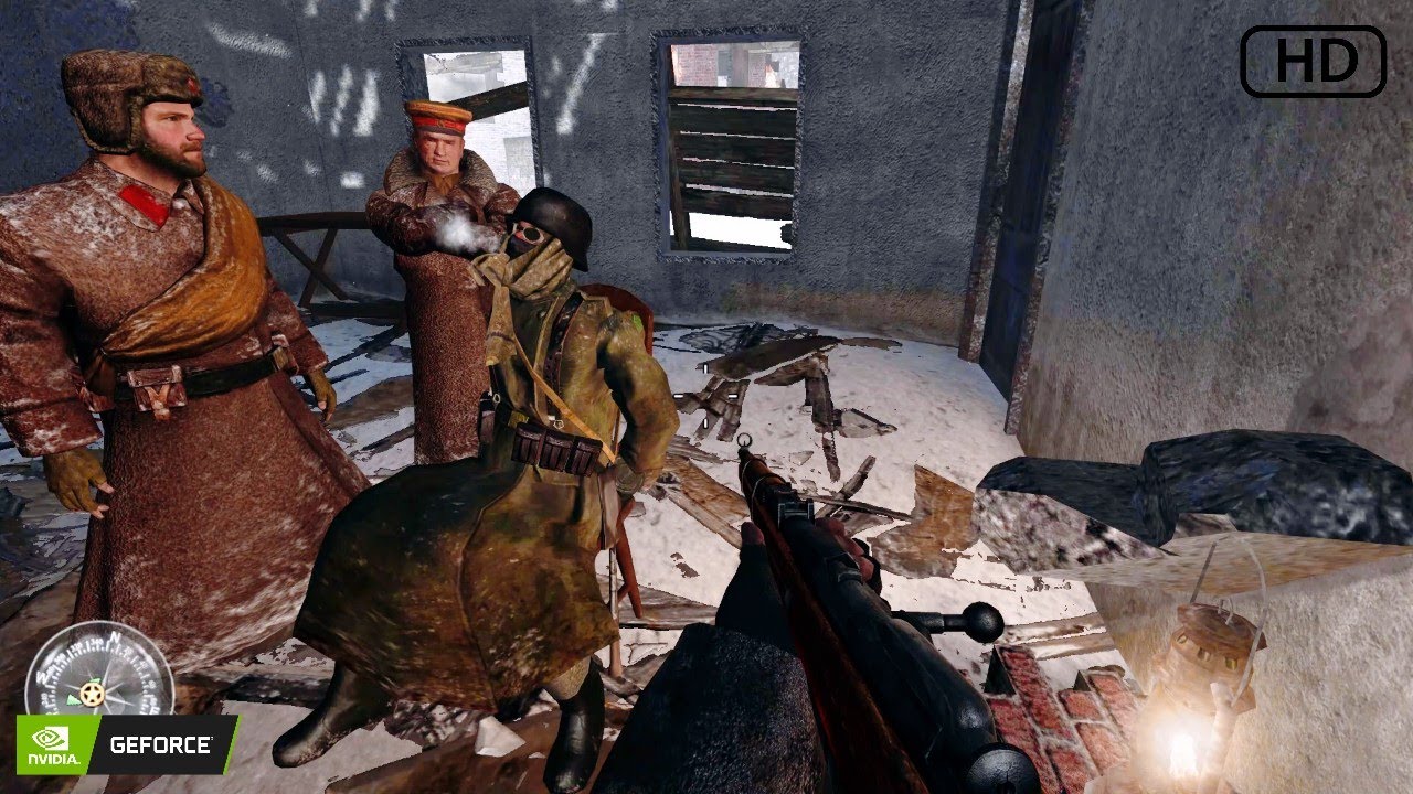 Call of Duty 2 | The Winter War | Red Army Training | Full campaign [HD ...