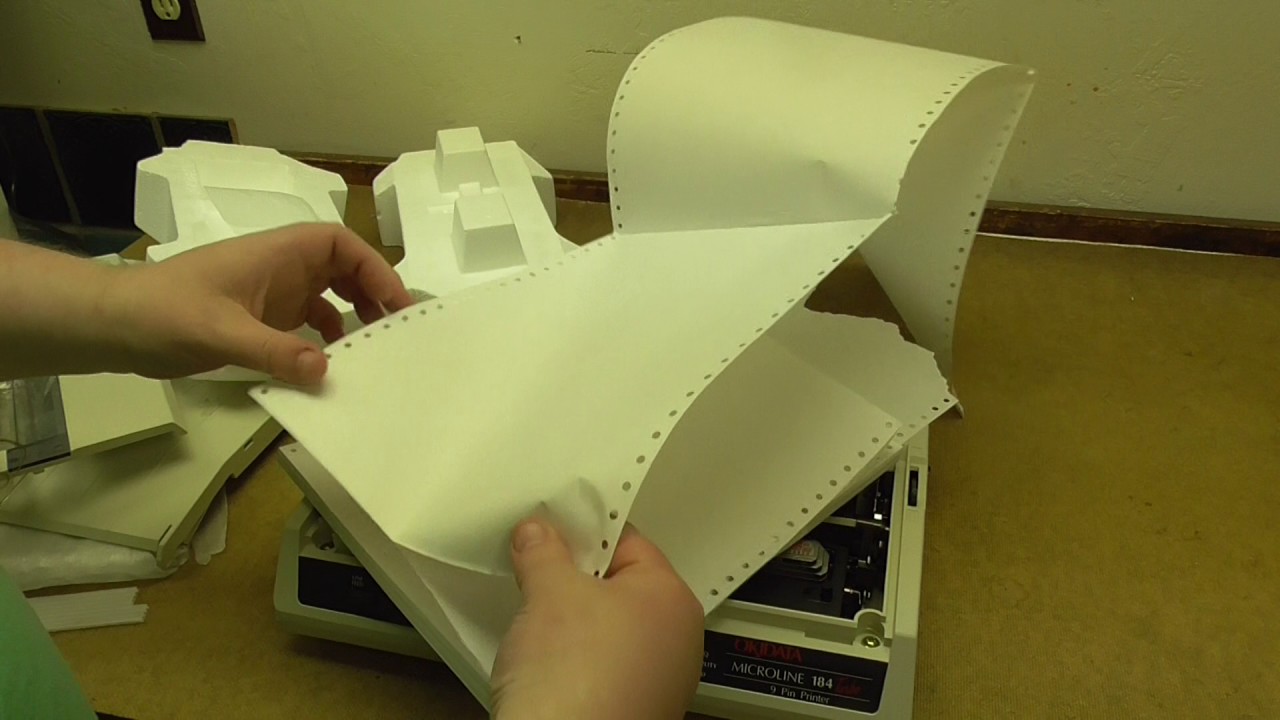 Unboxing & Testing an OKIData MicroLine 184 Turbo - YouTube