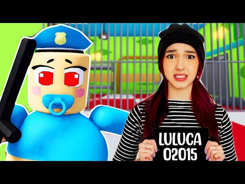 Roblox - Fugimos da Prisão do Gigante Bebê Barry (Obby) | Luluca Games