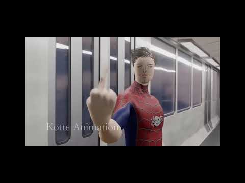 spider man stopping a train - YouTube