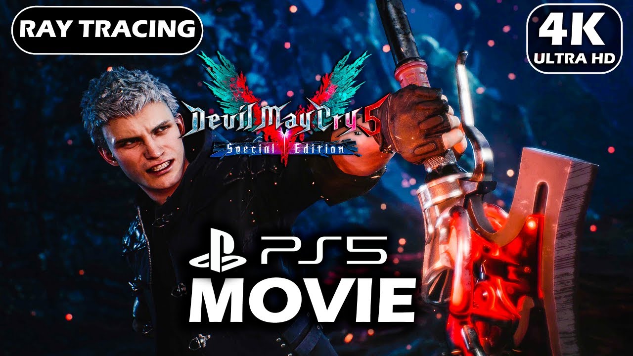 DEVIL MAY CRY 5 SPECIAL EDITION "All CutScenes Movie" (4K ULTRA HD PS5 ...