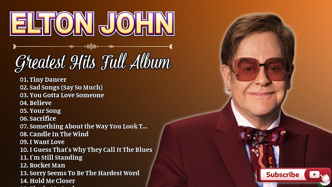 Elton John Soft Rock 2025 🌿 Old Soft Rock of Elton John 2🍀Soft Rock ...