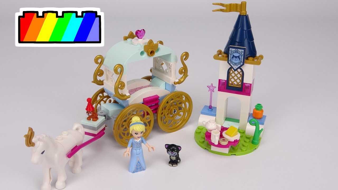 【LEGO】Disney Princess Cinderella's Carriage Ride 41159【Speed Build ...