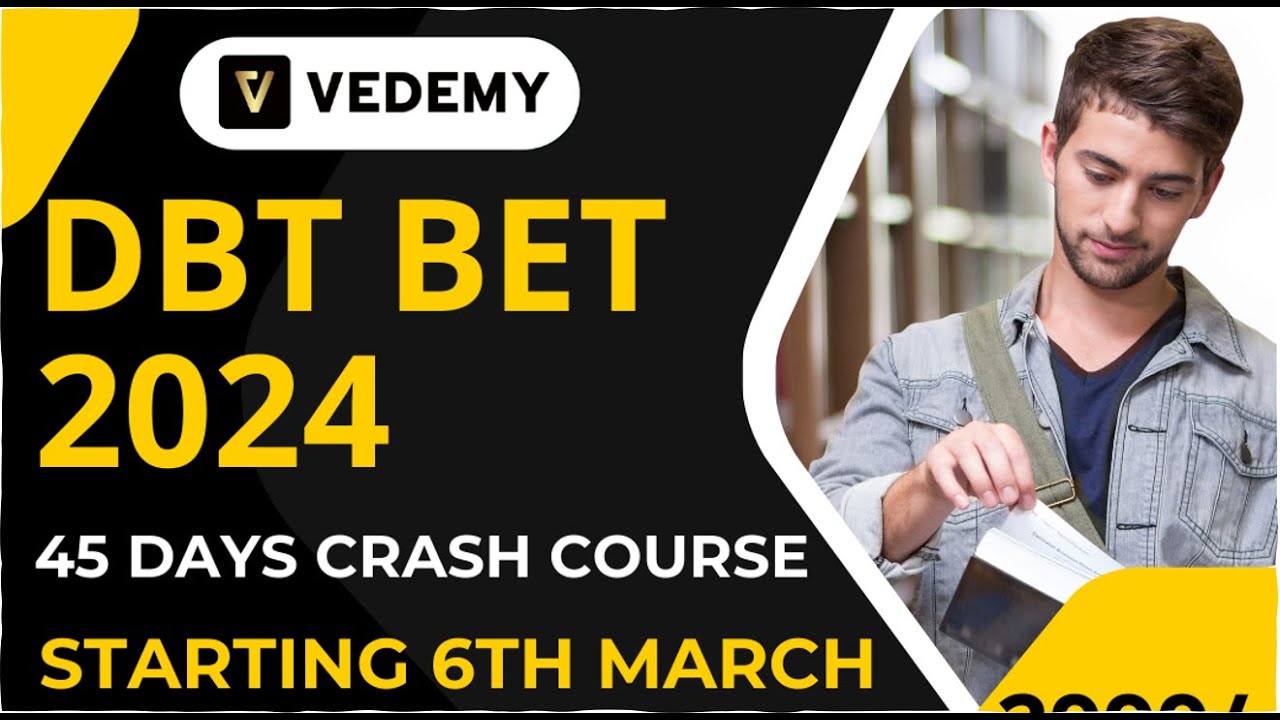 DBT BET 2024 | 45 days Crash Course | Starting Today | Including Test ...