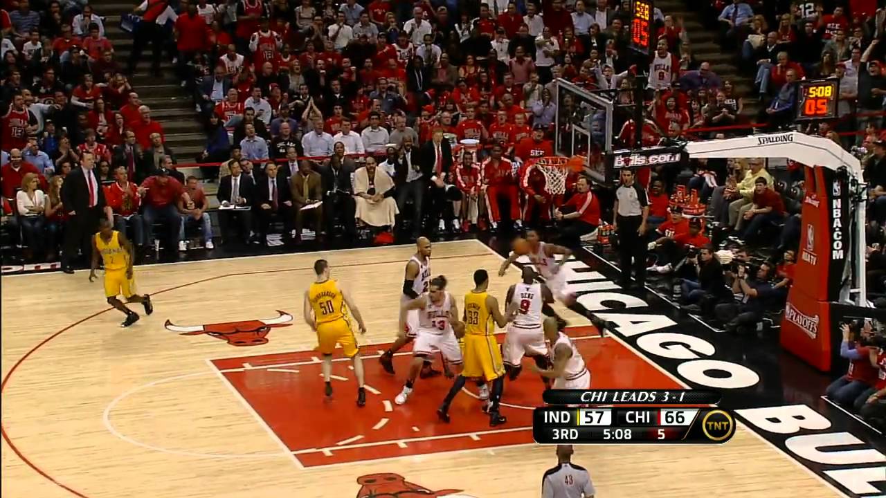 Derrick Rose Gets Up for the Block - YouTube