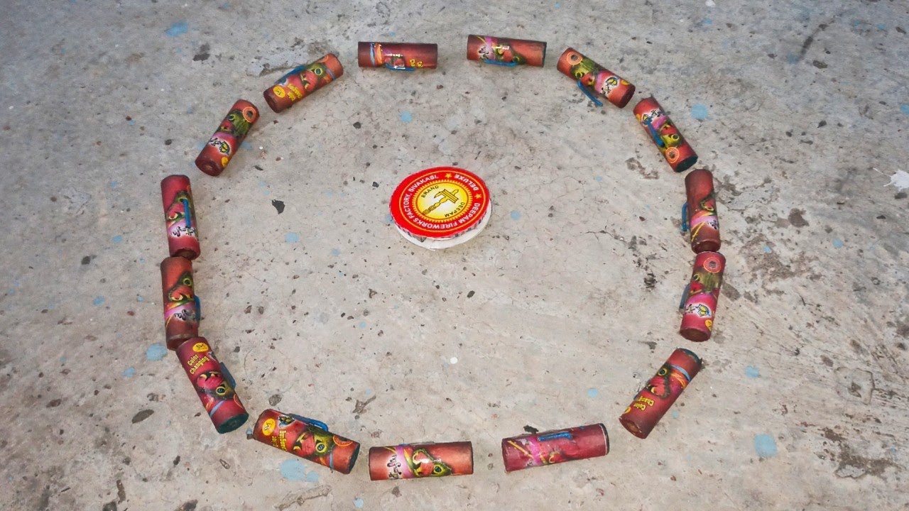 Butterfly Circle Vs Chakri | Cracker Experiment | Cracker Firecracker ...