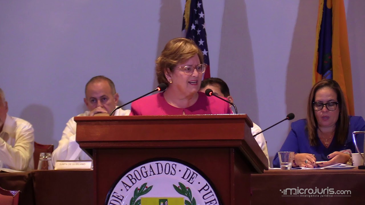 Discurso de la Hon. Liana Fiol Matta en la Asamblea 2018 de CAAPR - YouTube