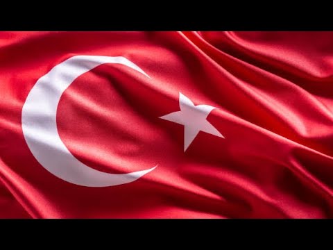 Türk Bayrağı Dalgalı Sessiz Video 1 Saat, Turkey Flag