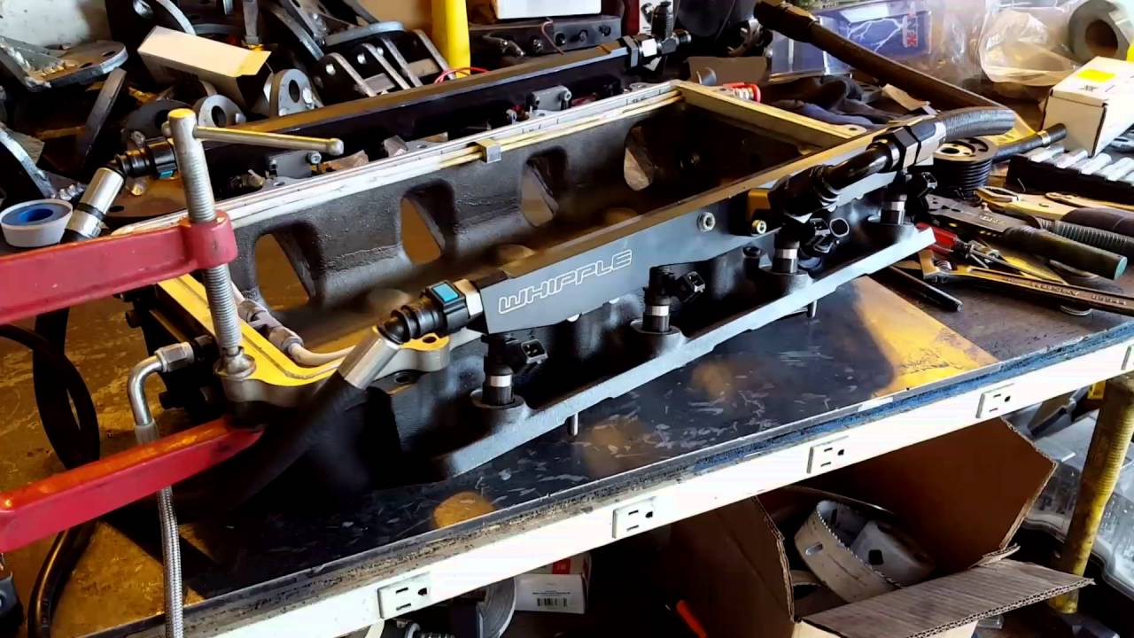 Whipple spray bar nitrous test - YouTube