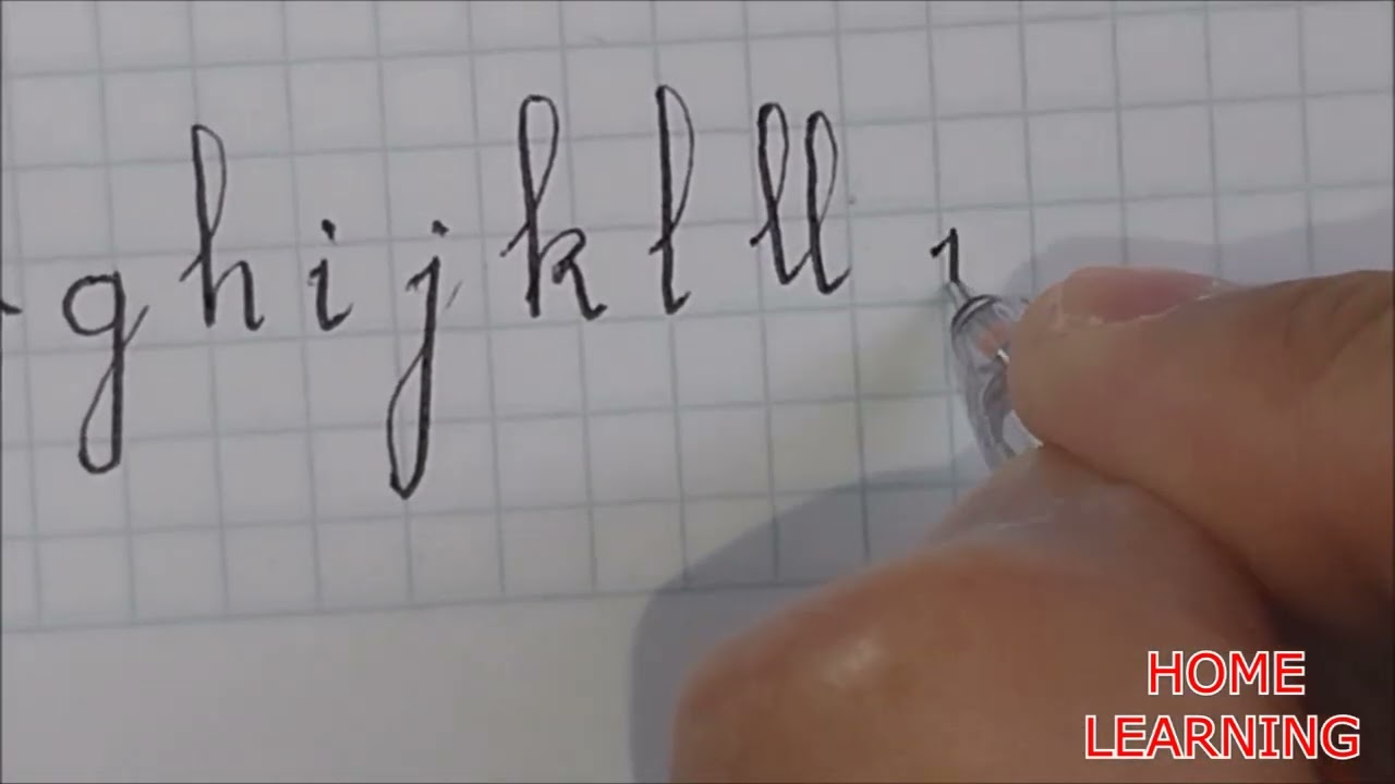 PRÁCTICA LETRA ESPAÑOLA VERTICAL - YouTube